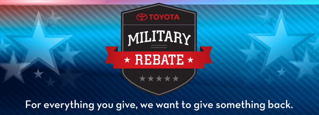 Anderson Toyota | Military Rebate | Loves Park near Rockford IL
