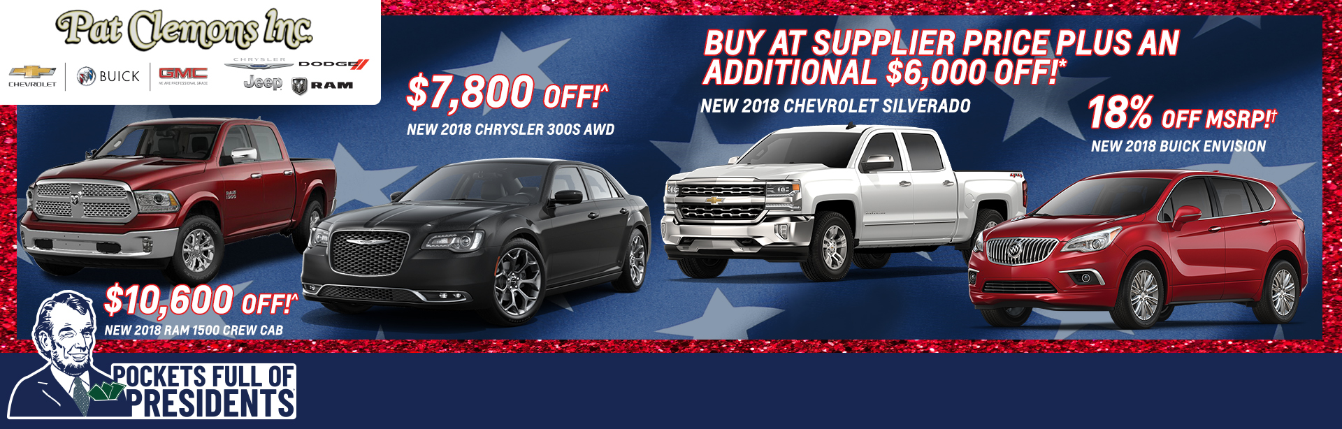 Sales Event | Cars For Sale | Pat Clemons Inc