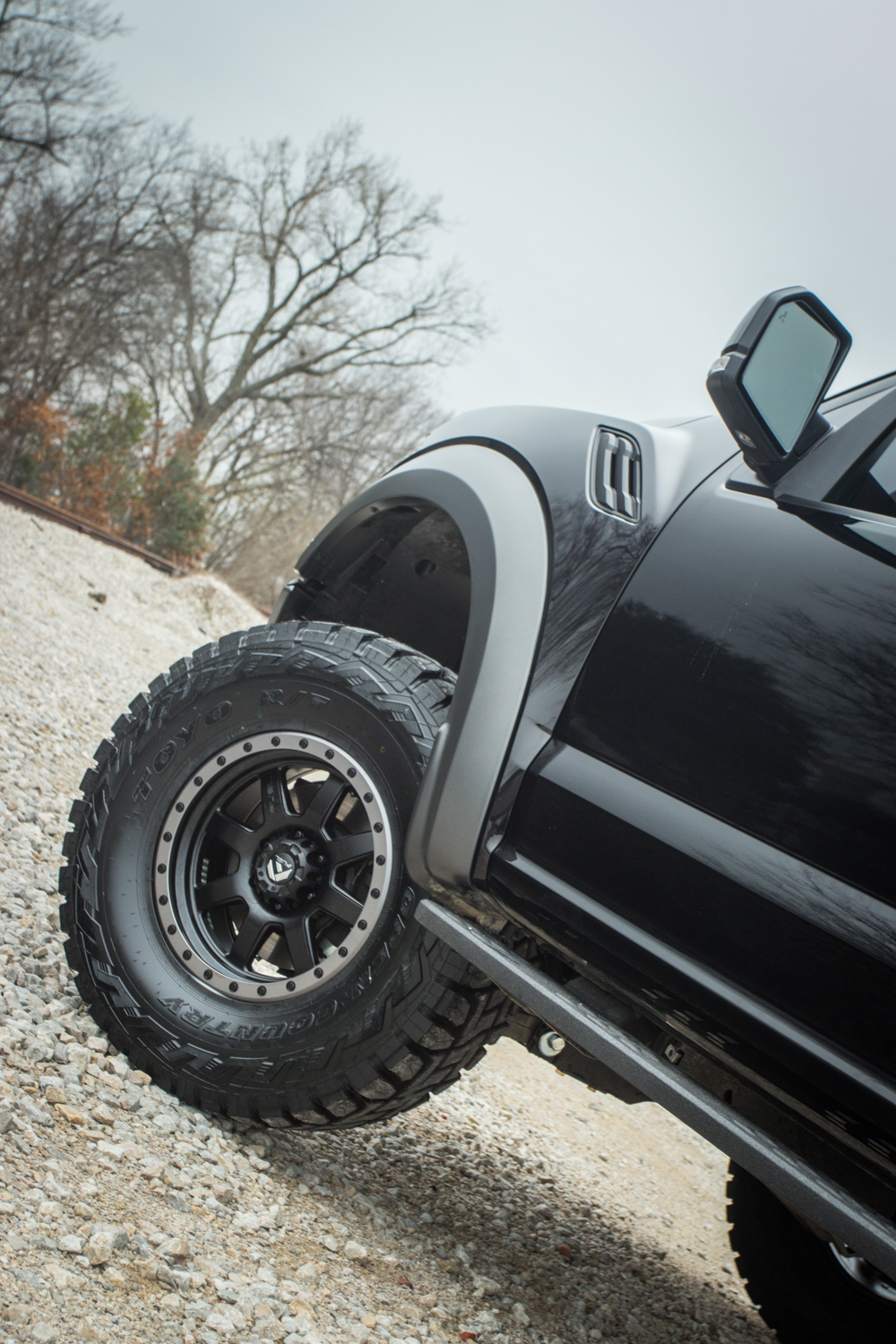 2019 Ford F-150 Raptor Black with 4 Inch Fabtech Lift Kit