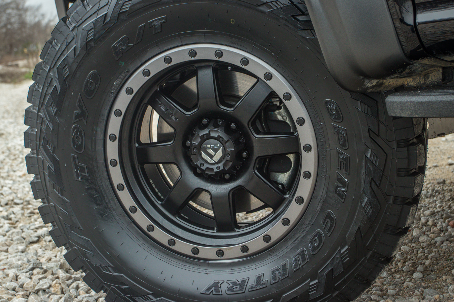 2019 Ford F-150 Raptor Black with 4 Inch Fabtech Lift Kit