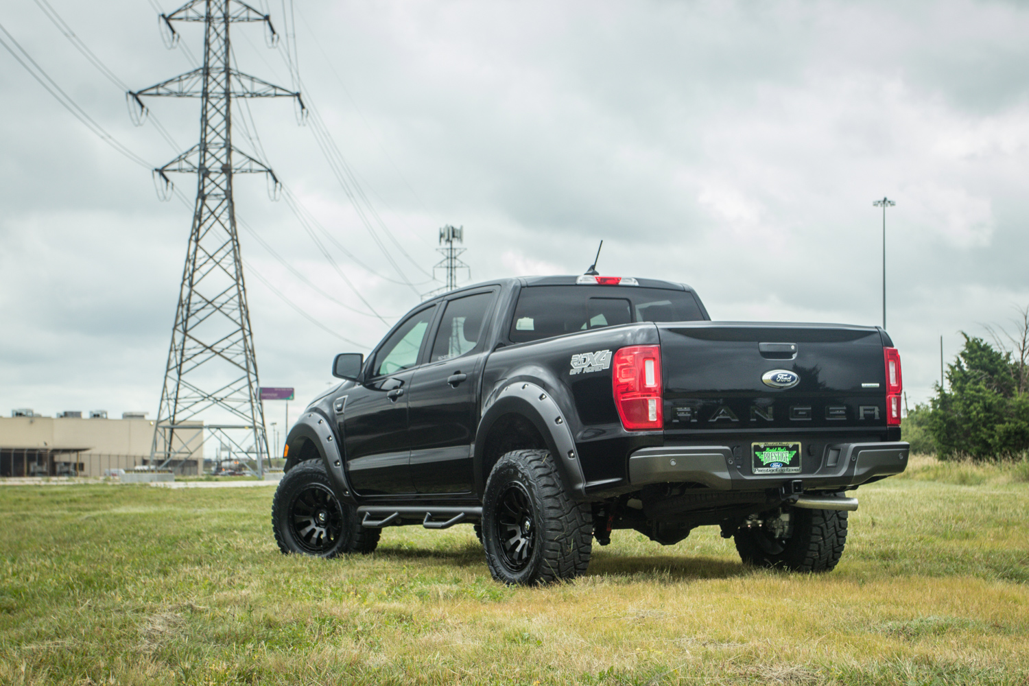 New Ford Ranger 4x4 Lifted with Raptor Style Grill and FabFours Bumper