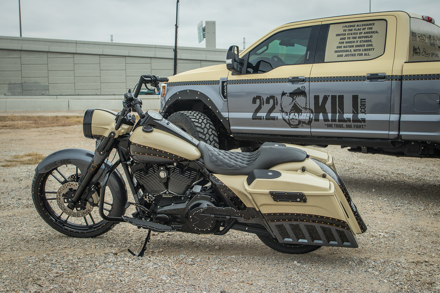 22KILL F-250 Giveaway Truck 40s No Lift Fab Fours Build by RAD-Rides ...