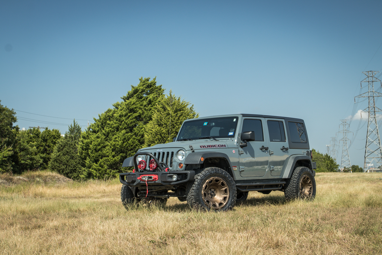 Jeep Rubicon RADX4 Fuel Vengeance Wheels Custom Off Road Build