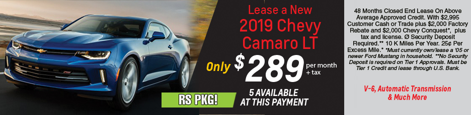 Chevy Lease Specials - Harbor Chevrolet