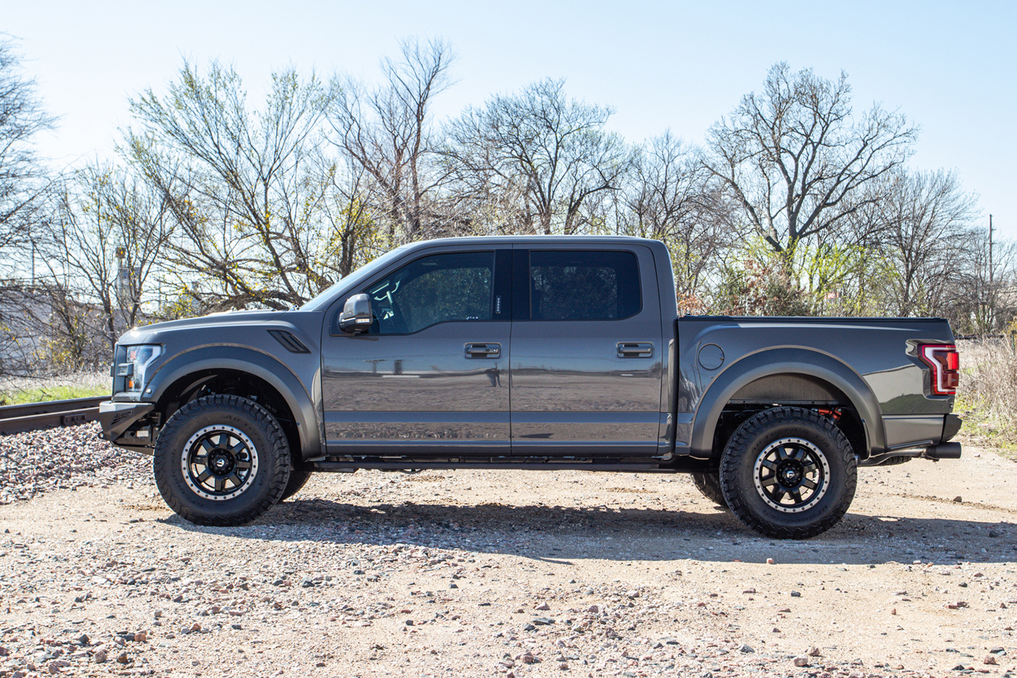 Ford F-150 Raptor with ADD Stealth Fighter bumpers and Fuel Trophy wheels