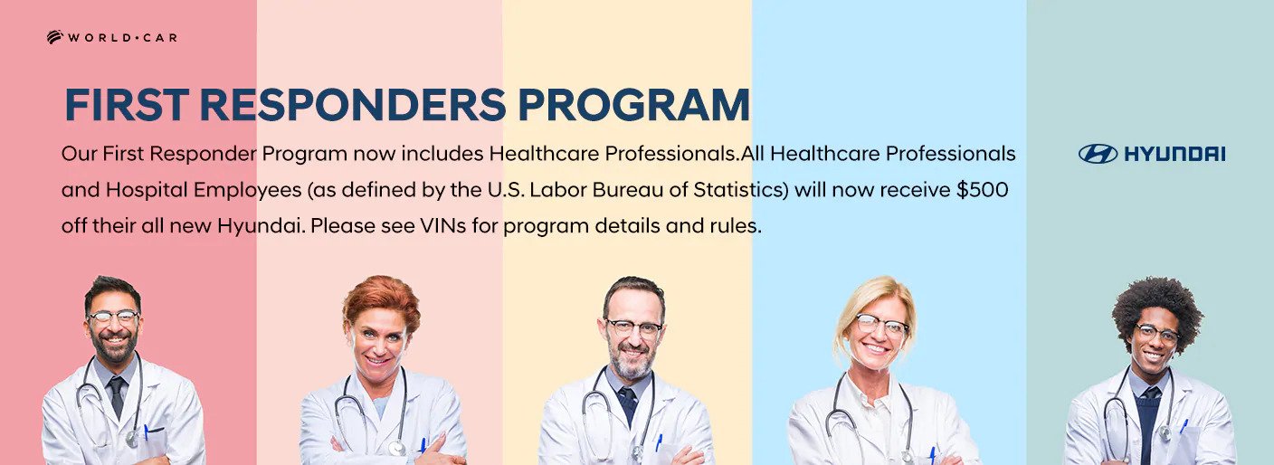 First Responders Program | World Car Hyundai North