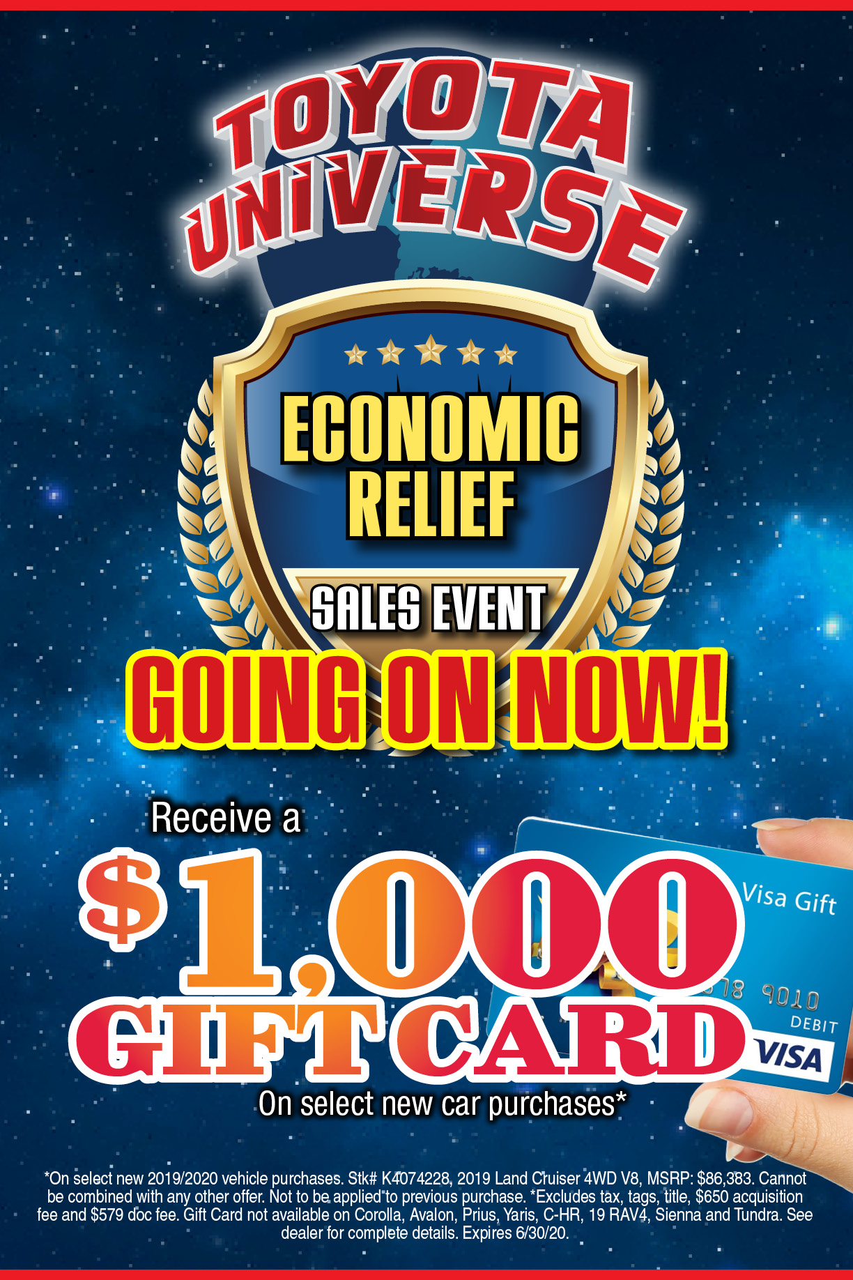 Economic Relief Sales Event - Toyota Universe