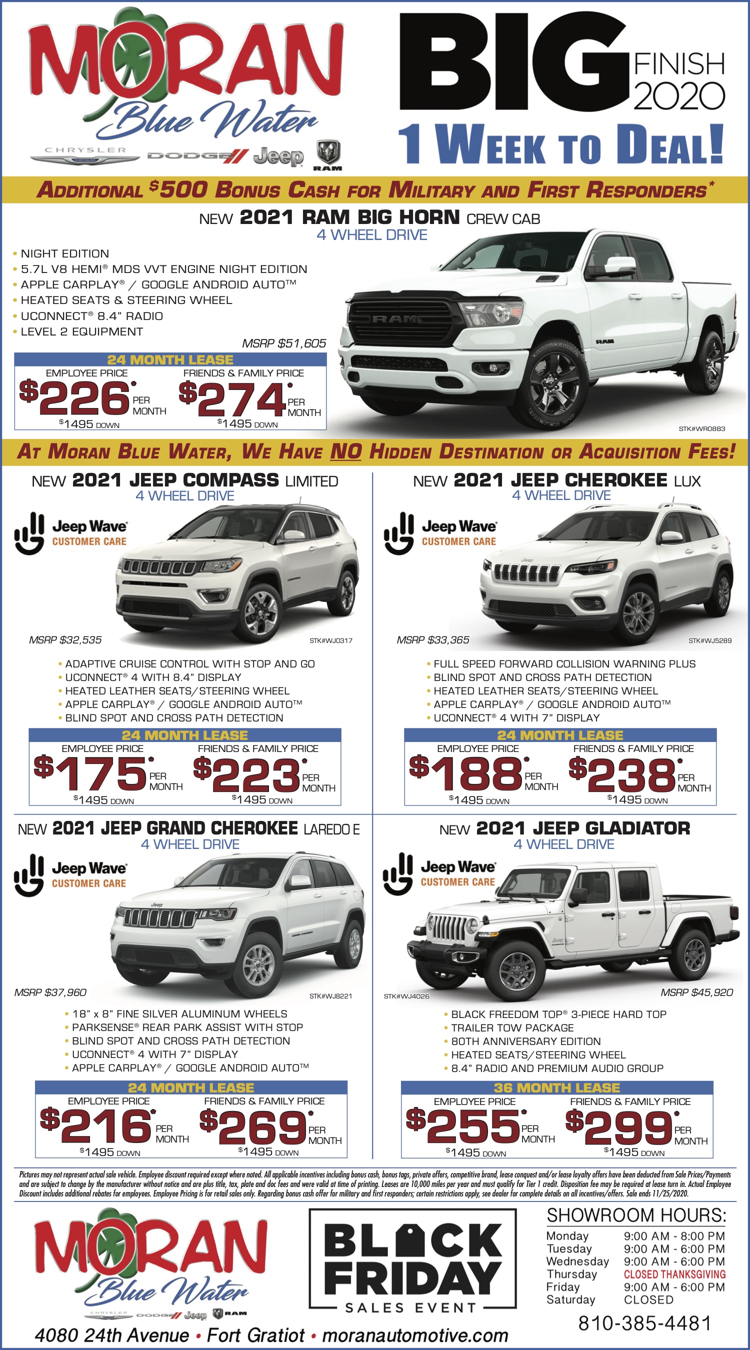 Blue Water New Ad - Moran Automotive