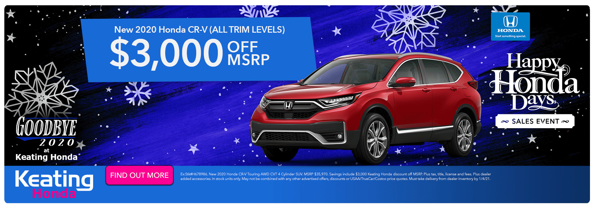 New Honda Specials | Sales & Deals on Cars & SUVs | Keating Honda