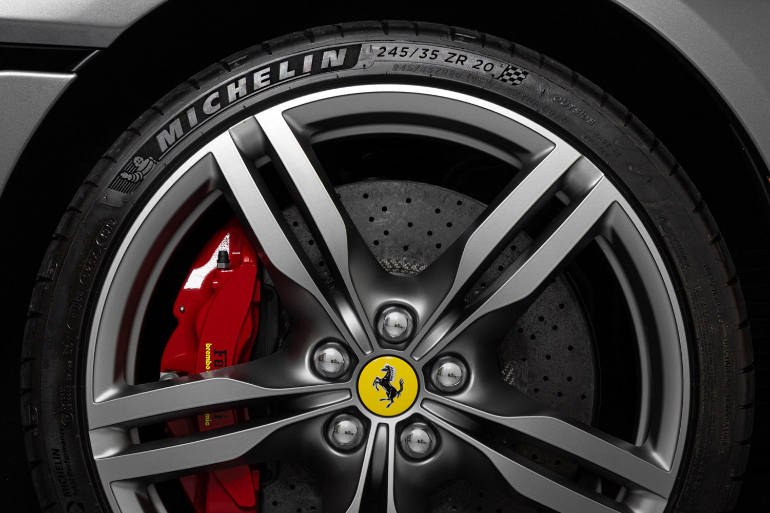 Ferrari Tires New Ferrari SF90 Stradale In The Shop To Get Lowered.