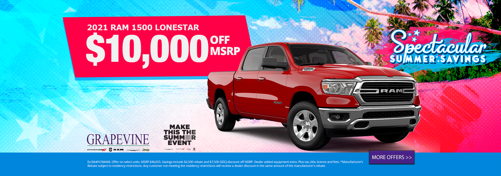 New Jeep Dodge & RAM Specials | Grapevine Dealer Near Fort Worth