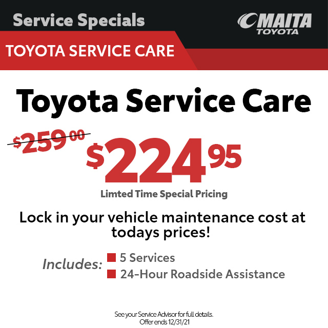 Toyota Service Care - Maita Toyota of Sacramento
