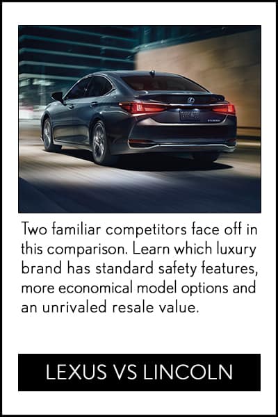 Lexus Vs Competitors | Meade Lexus of Southfield