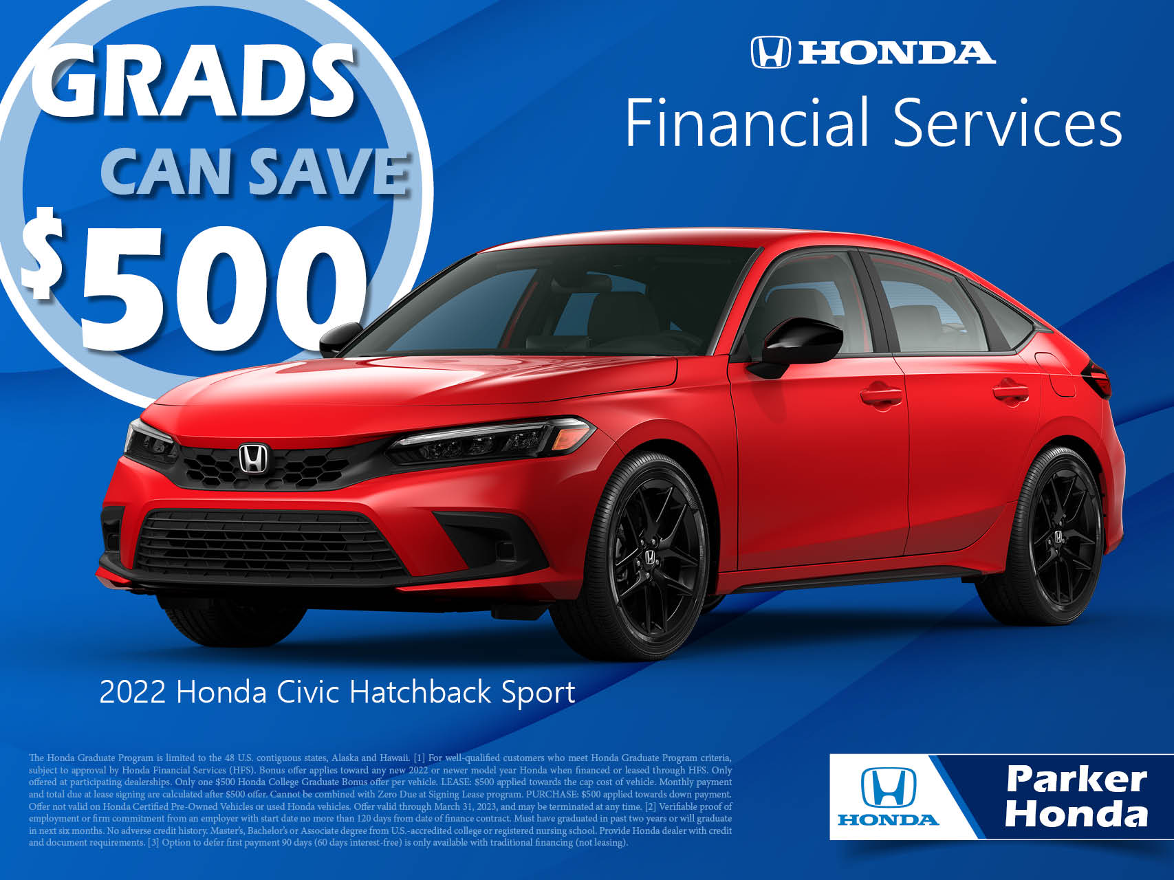 College Grad Program - Parker Honda
