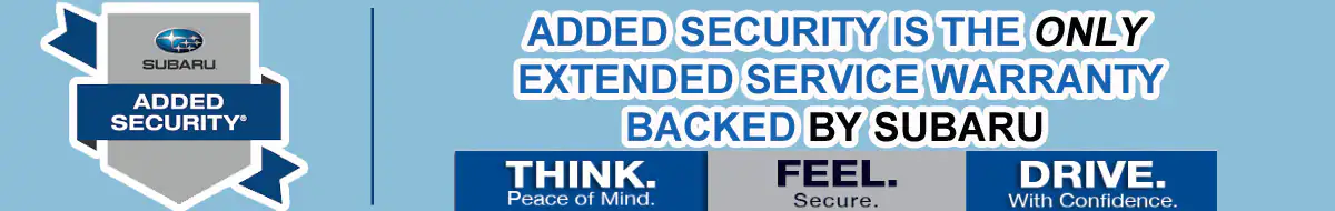 Subaru Added Security & Maintenance Plans - East Hills Subaru of Sayville