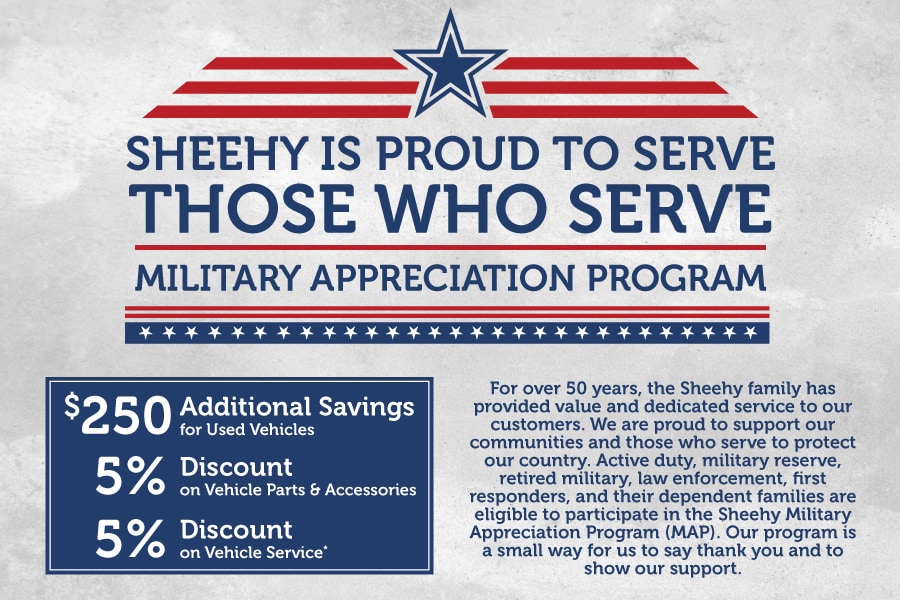 Military Appreciation Program | Sheehy Subaru of Fredericksburg