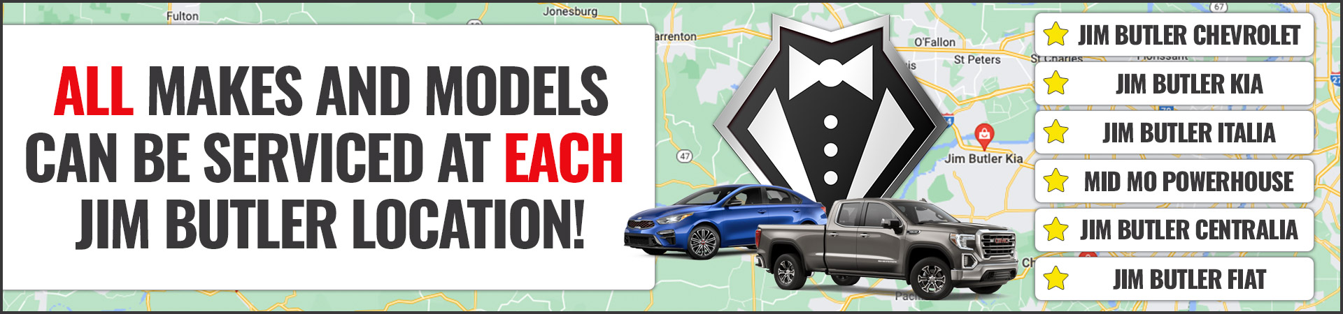 Schedule Service At Any Jim Butler Location - Jim Butler Auto Group