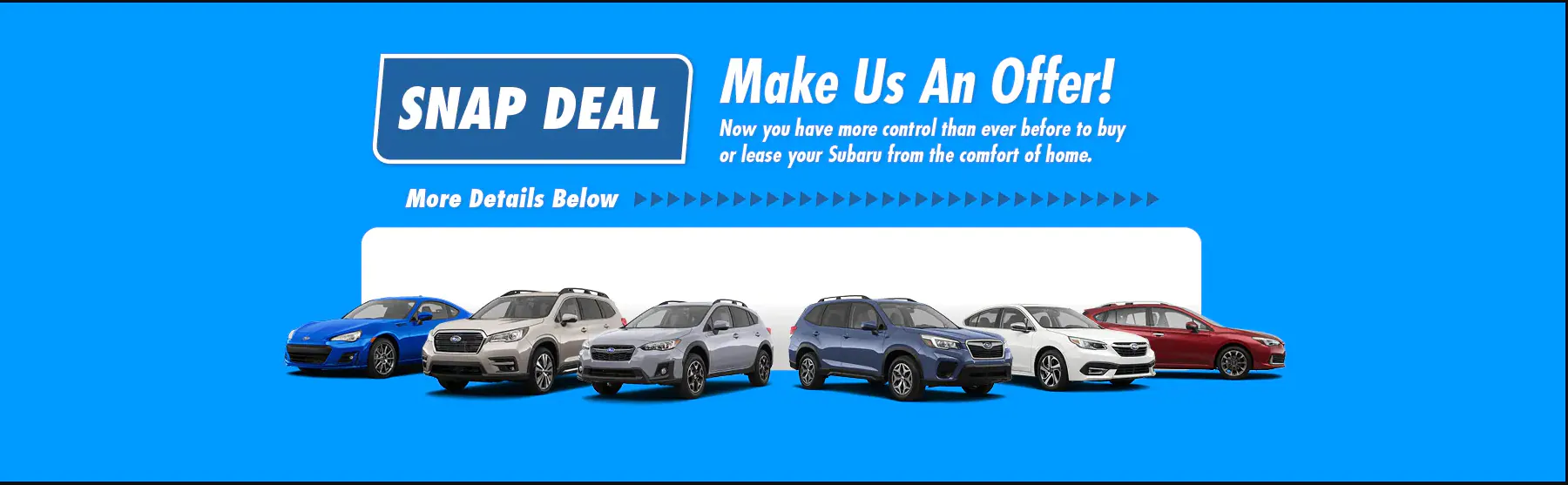 Get a Snap Deal | Subaru Dealership near Hoffman Estates, IL