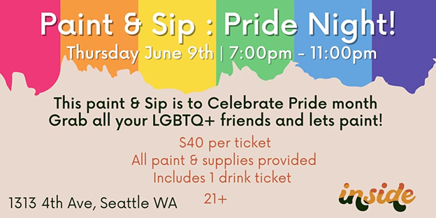 Paint & Sip: Pride Night!