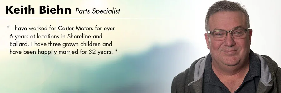 View Bios on the Subaru Parts Staff | Carter Subaru Ballard, Seattle