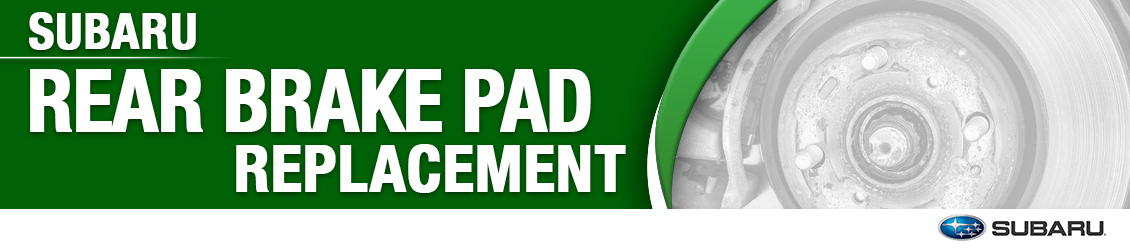 Subaru Rear Brake Pad Replacement Service Information in Seattle ...