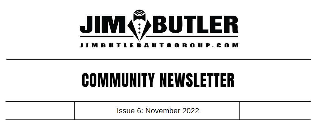 November 2022 Recap Newsletter - Jim Butler Auto Group
