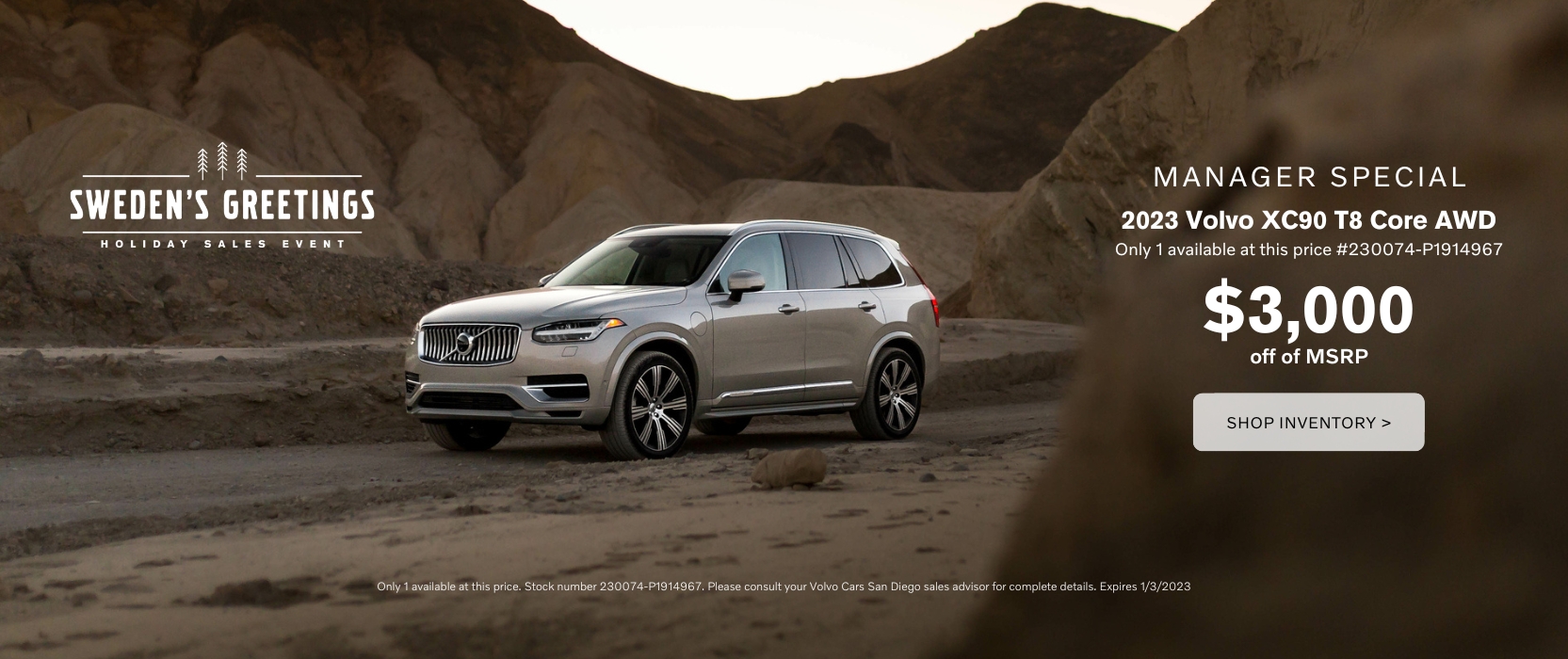 Volvo Cars Specials - Volvo Cars San Diego