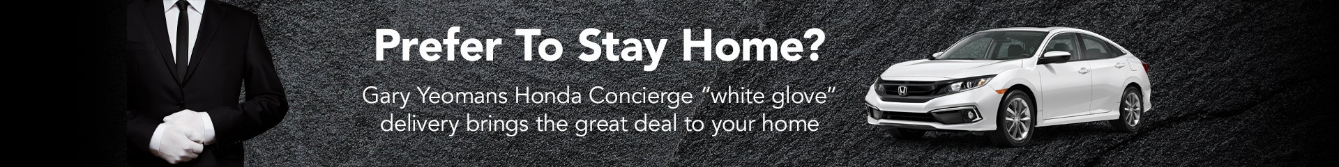 Try Our Concierge Service | Gary Yeomans Honda