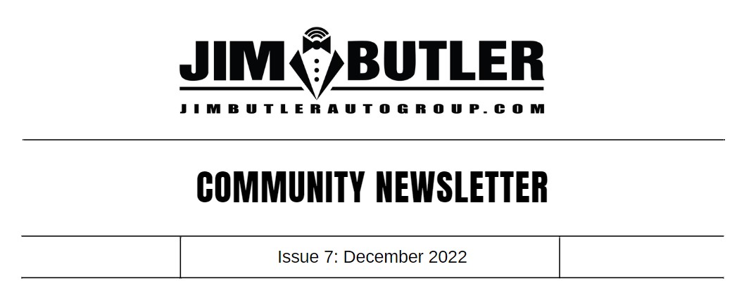 December 2022 Recap Newsletter - Jim Butler Auto Group