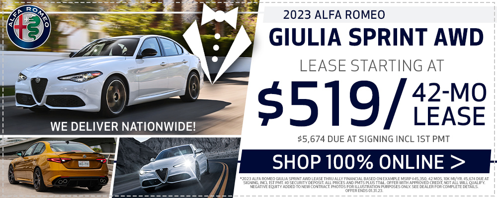 New Vehicle Specials - Jim Butler Alfa Romeo