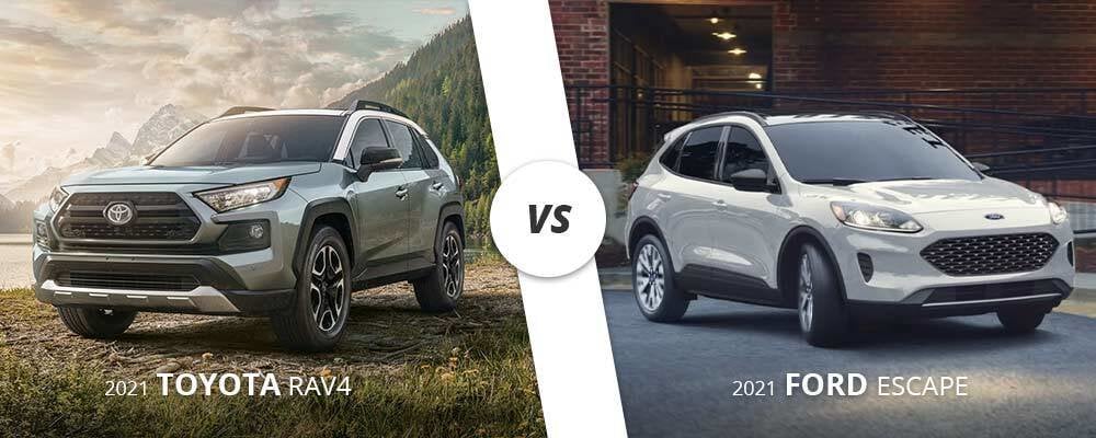 Comparing the 2021 Toyota RAV4 to 2021 Ford Escape | Westbury Toyota Blog