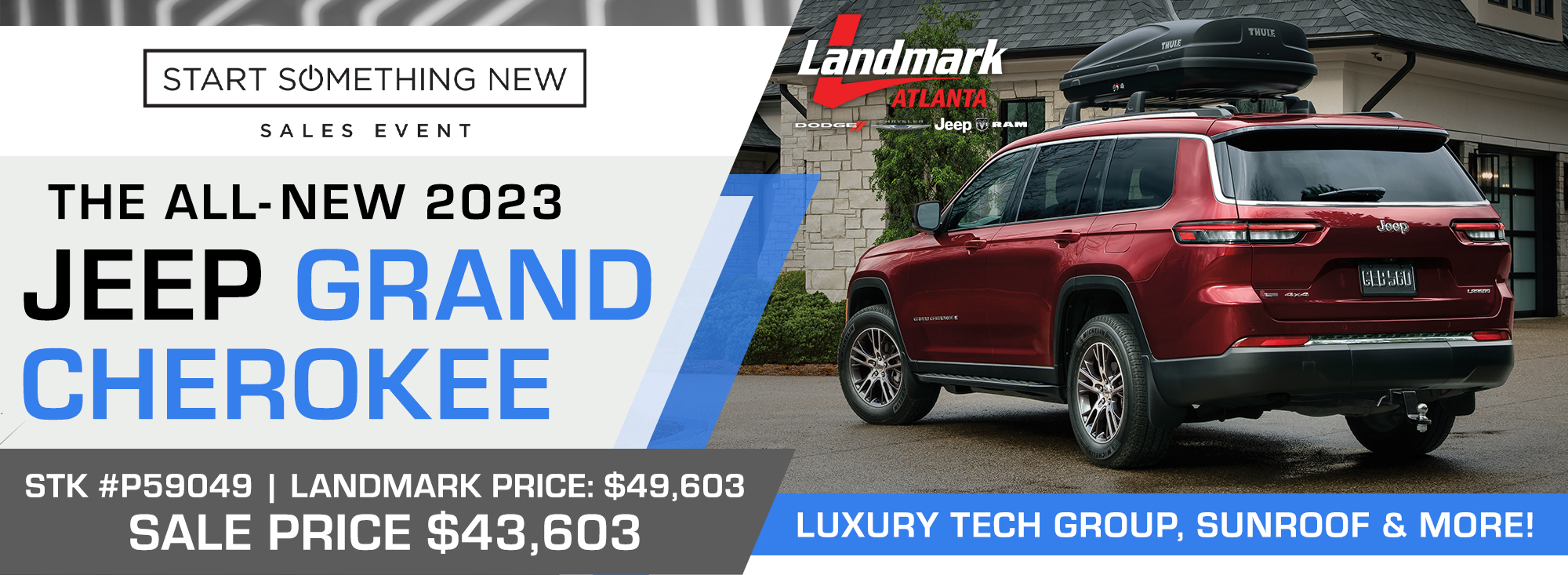 All-New 2023 Jeep Grand Cherokee Limited Time Offer - Landmark CDJR Atlanta