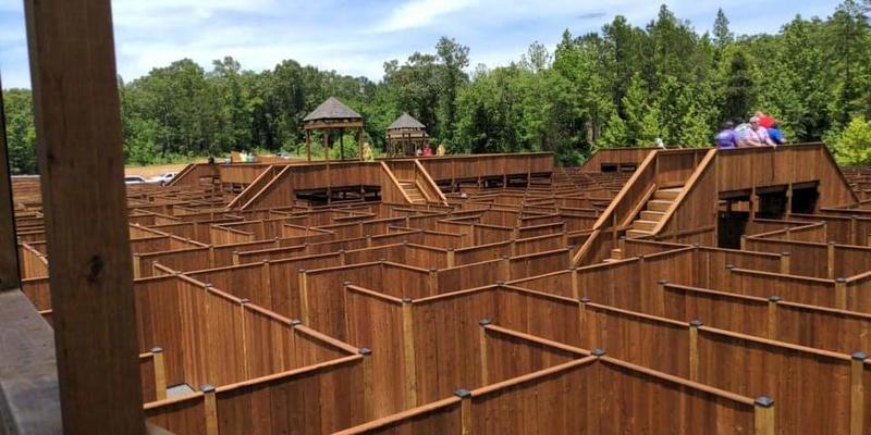 Looking for a challenge and adventure? Check out The Maze of Hochatown ...