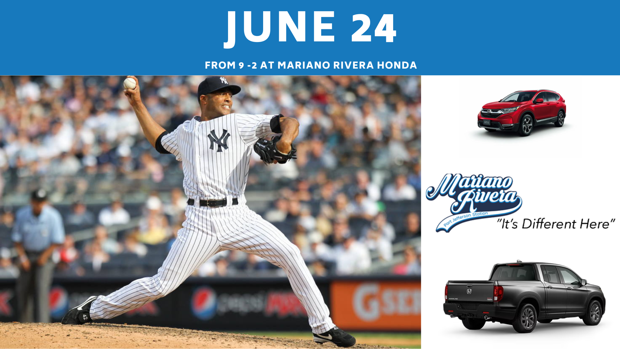 Mariano Deal Closer - Mariano Rivera Honda Mariano Deal Closer - Mariano Rivera Honda