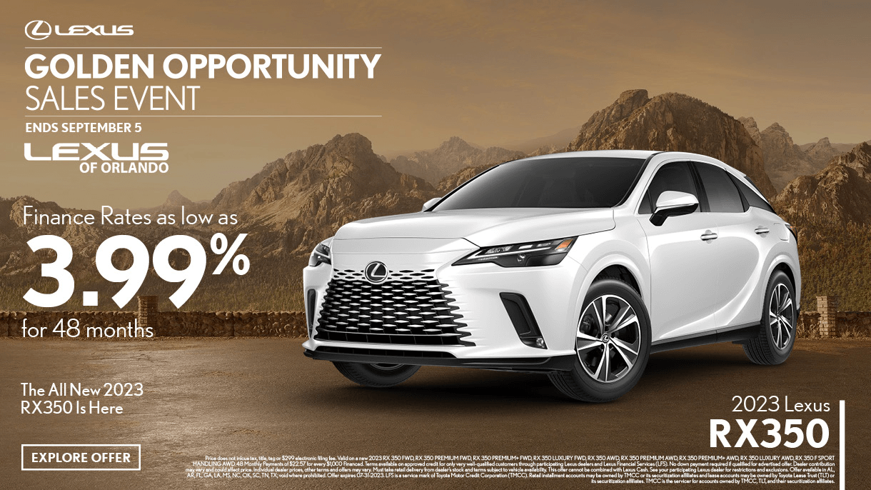 New Vehicle Specials - Lexus of Orlando