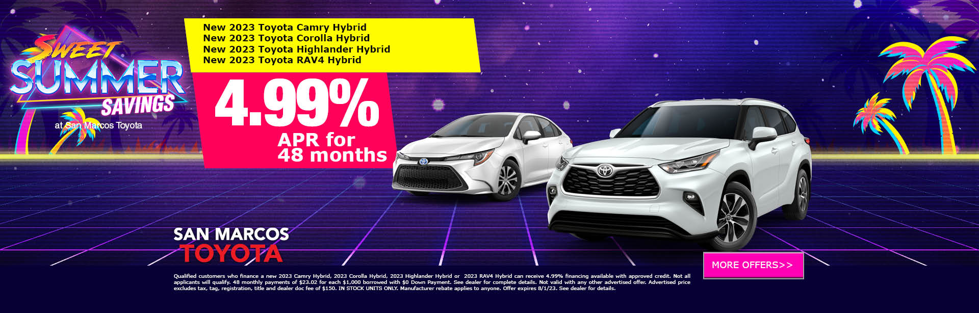 New Toyota Lease and Finance Specials | San Marcos Toyota