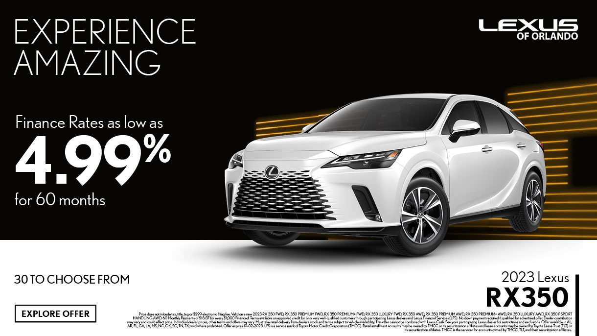 New Vehicle Specials - Lexus of Orlando