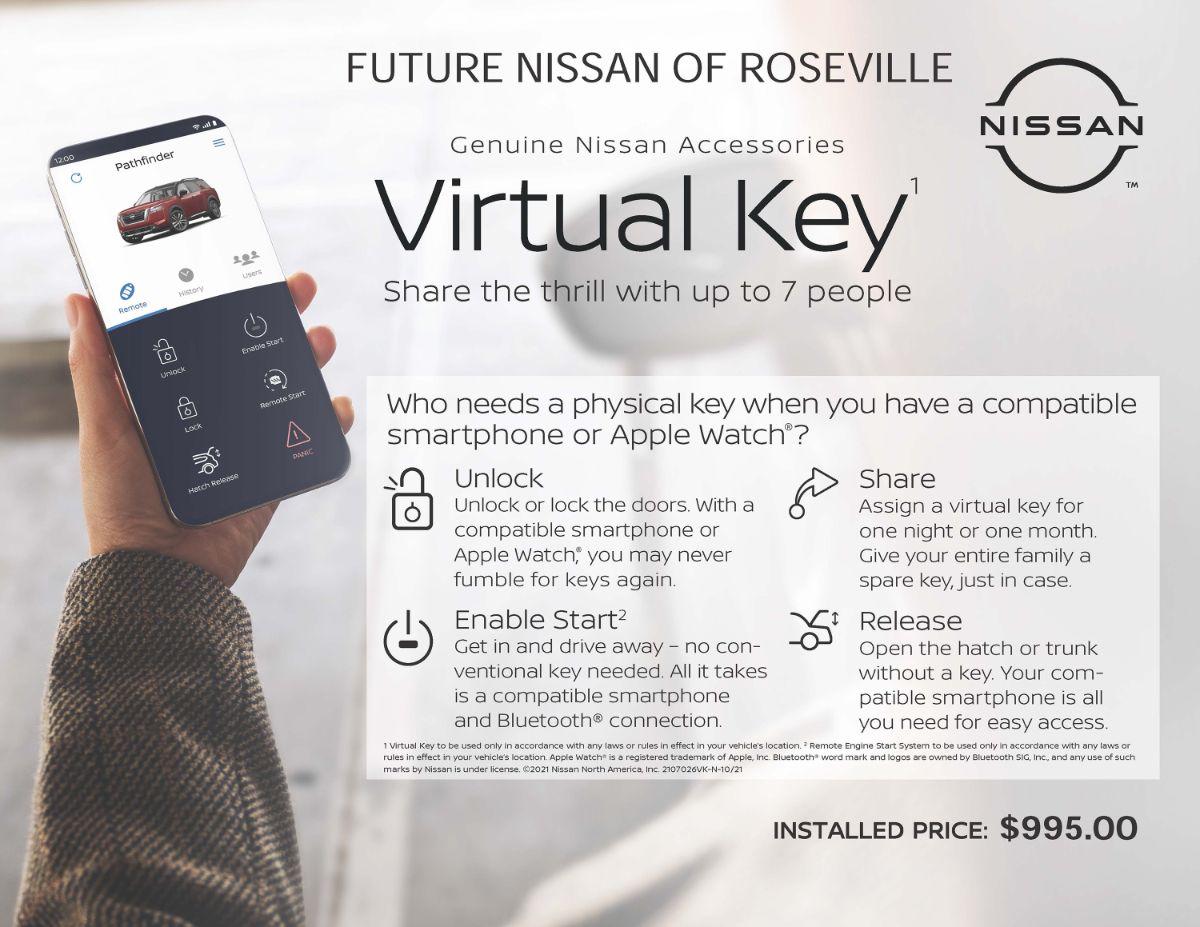 Virtual Key - Future Nissan of Roseville