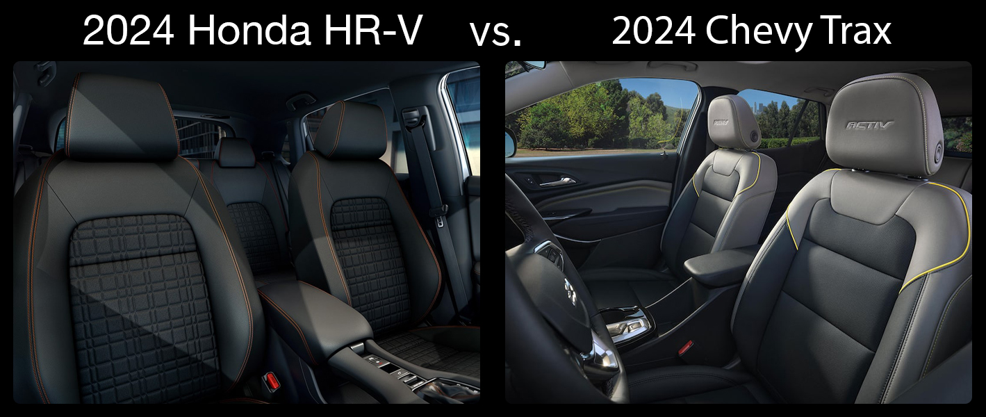Comparing the 2024 Honda HR-V and the 2024 Chevrolet Trax in ...