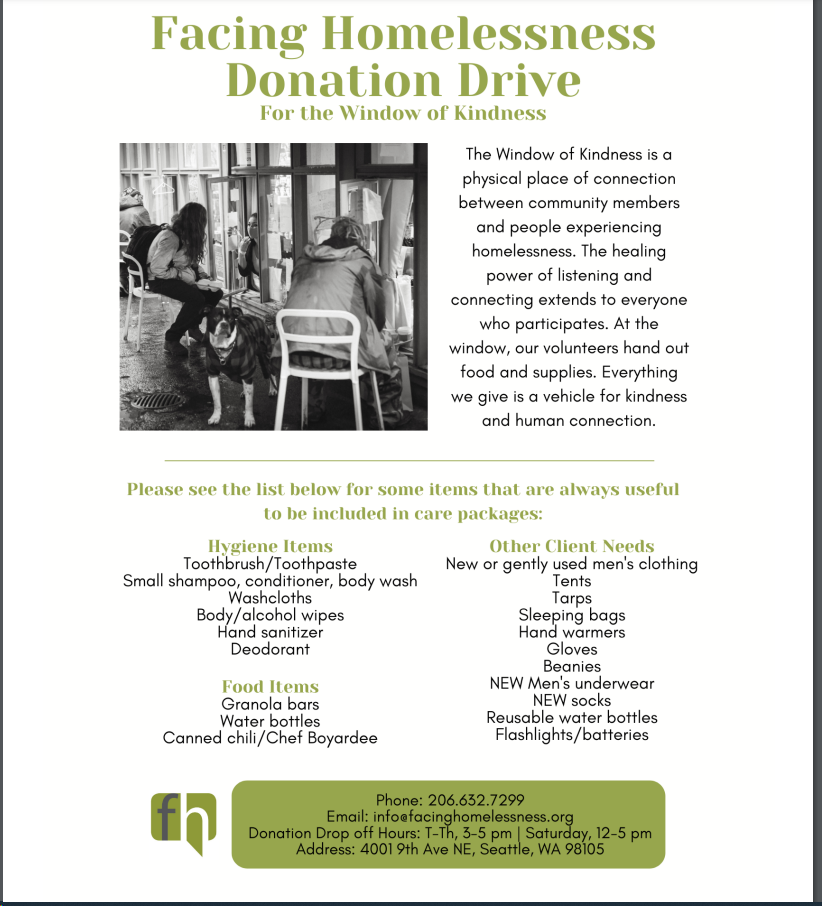 Homeless Donation Drive - Burien Nissan