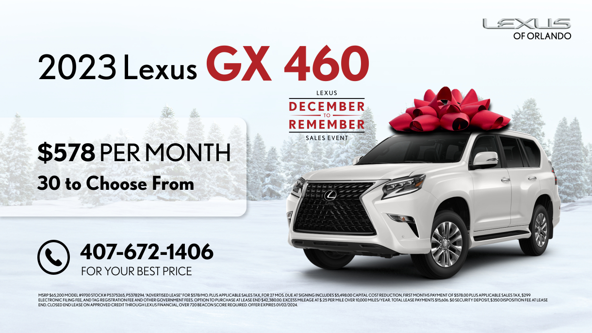 New Vehicle Specials - Lexus of Orlando
