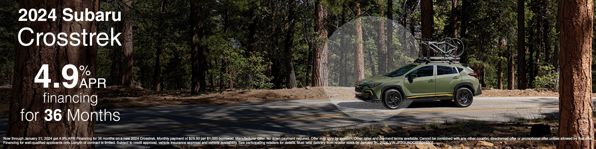 Monthly Specials - Napleton Subaru