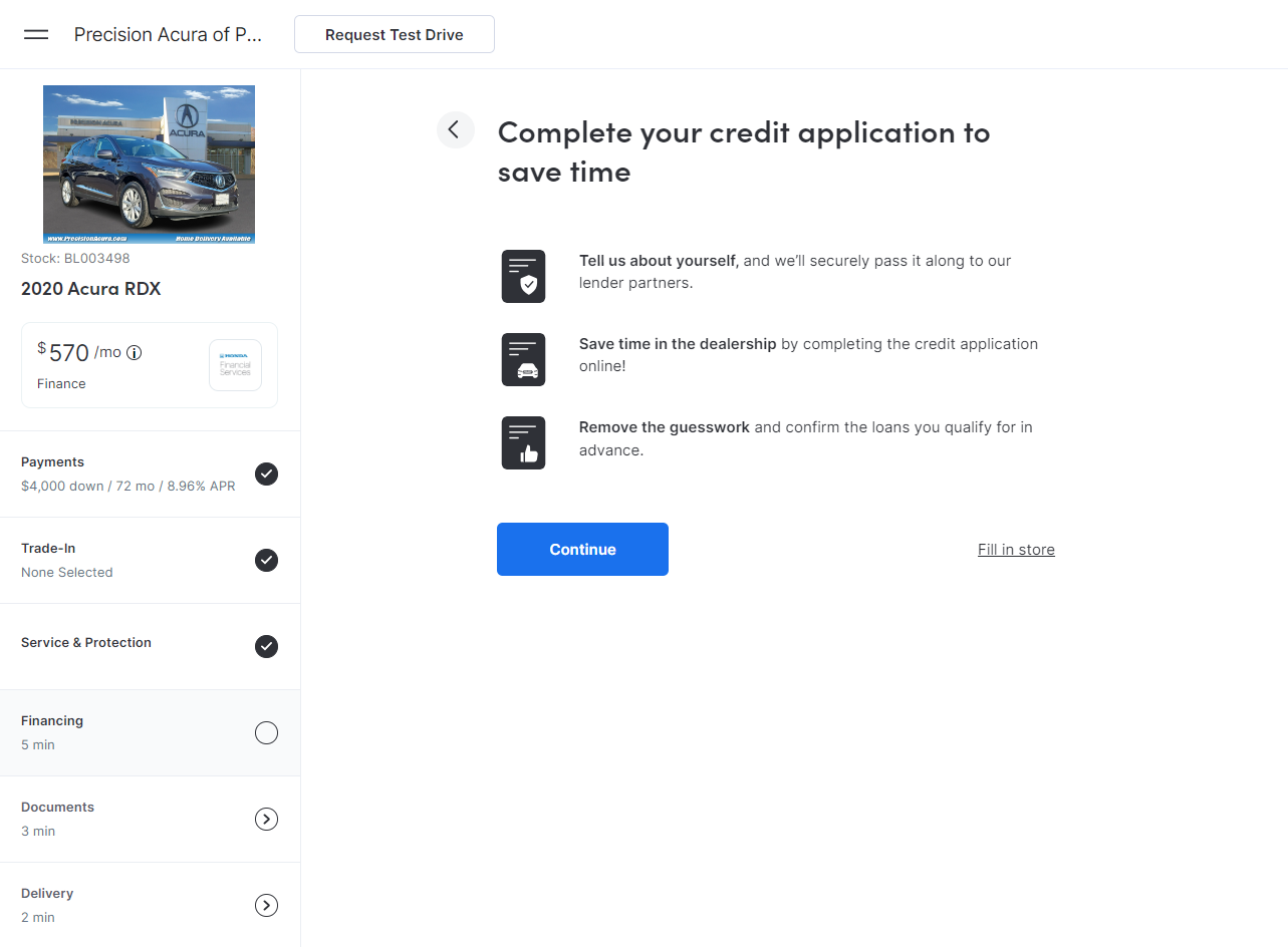 Precision Express Purchase | Precision Acura Of Princeton