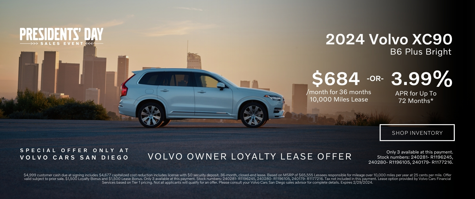 Volvo Cars Specials - Volvo Cars San Diego