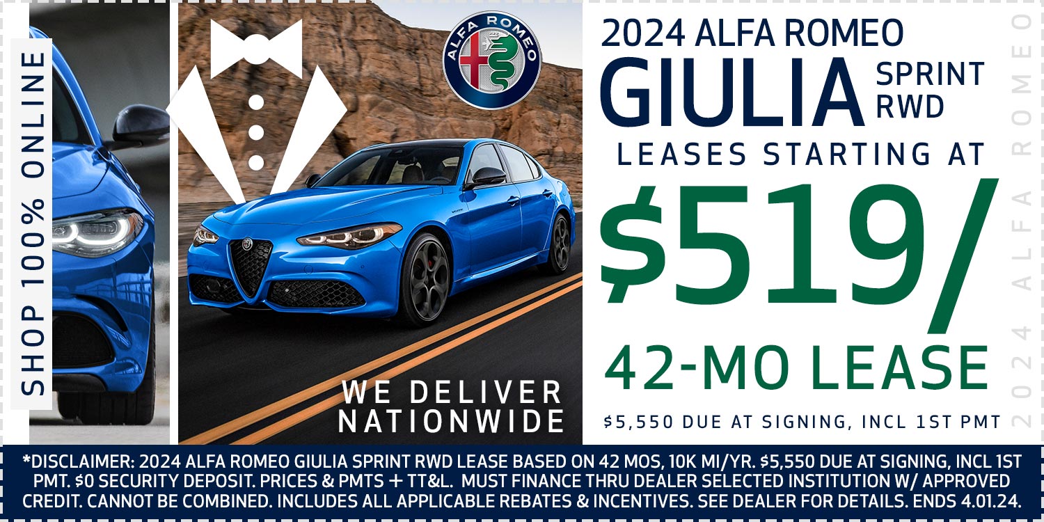 New Vehicle Specials - Jim Butler Alfa Romeo
