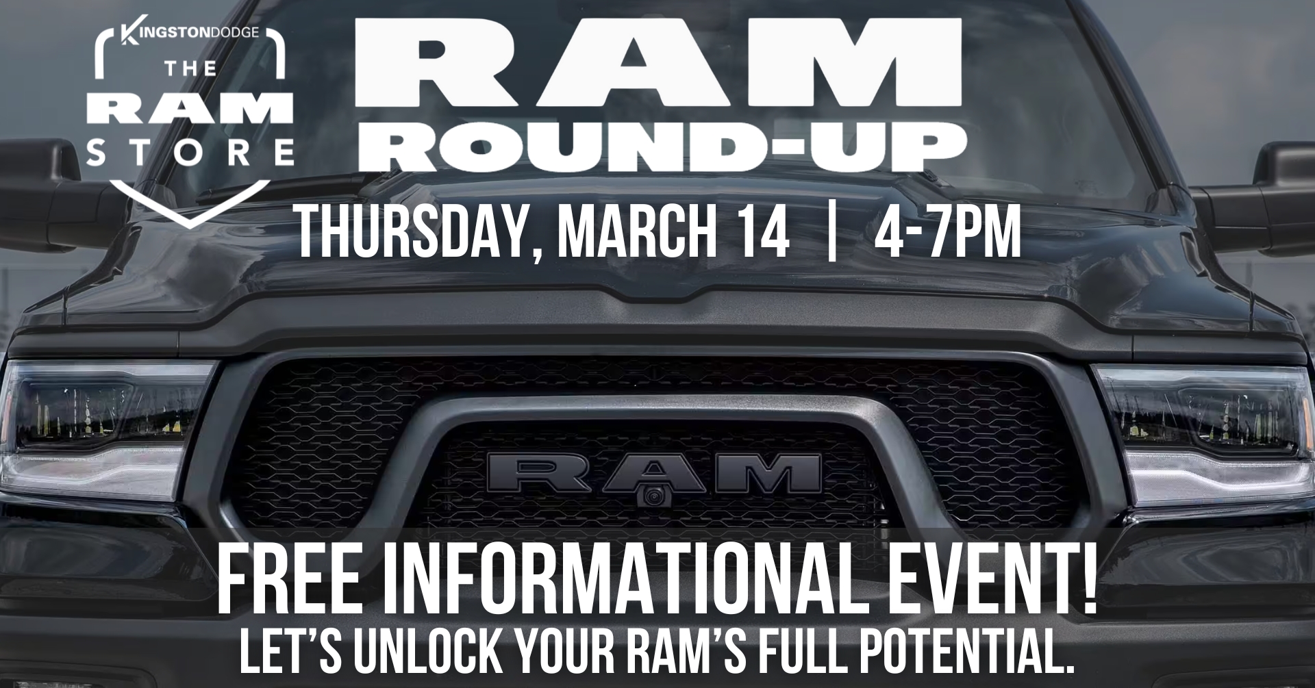Ram Round-Up Info Night | March 14, 2024 - Kingston Dodge