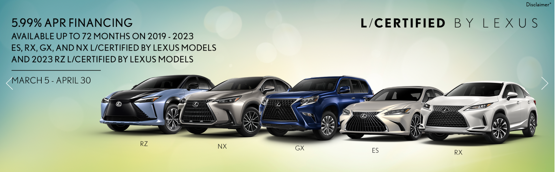 Pre-Owned Specials - Chatham Parkway Lexus