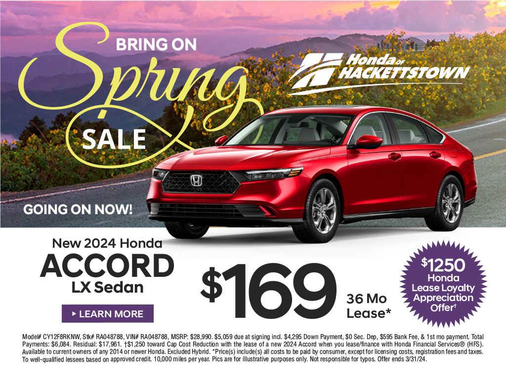 New Vehicle Specials - Honda of Hackettstown
