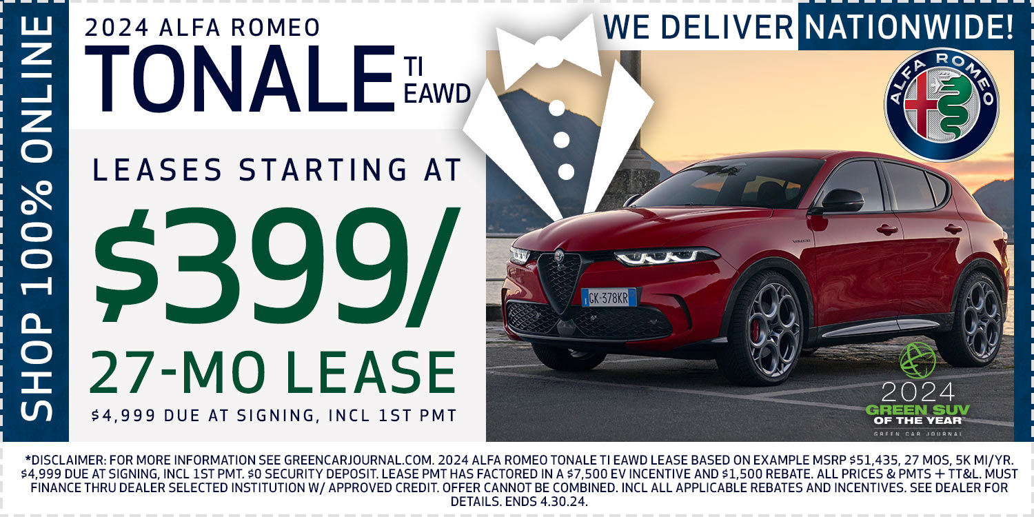 New Vehicle Specials - Jim Butler Alfa Romeo