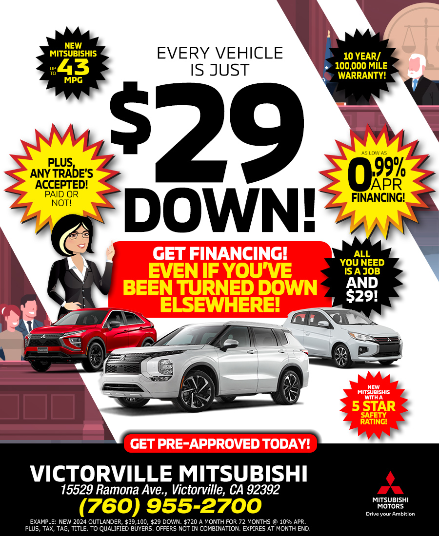 Current Specials - Victorville Mitsubishi